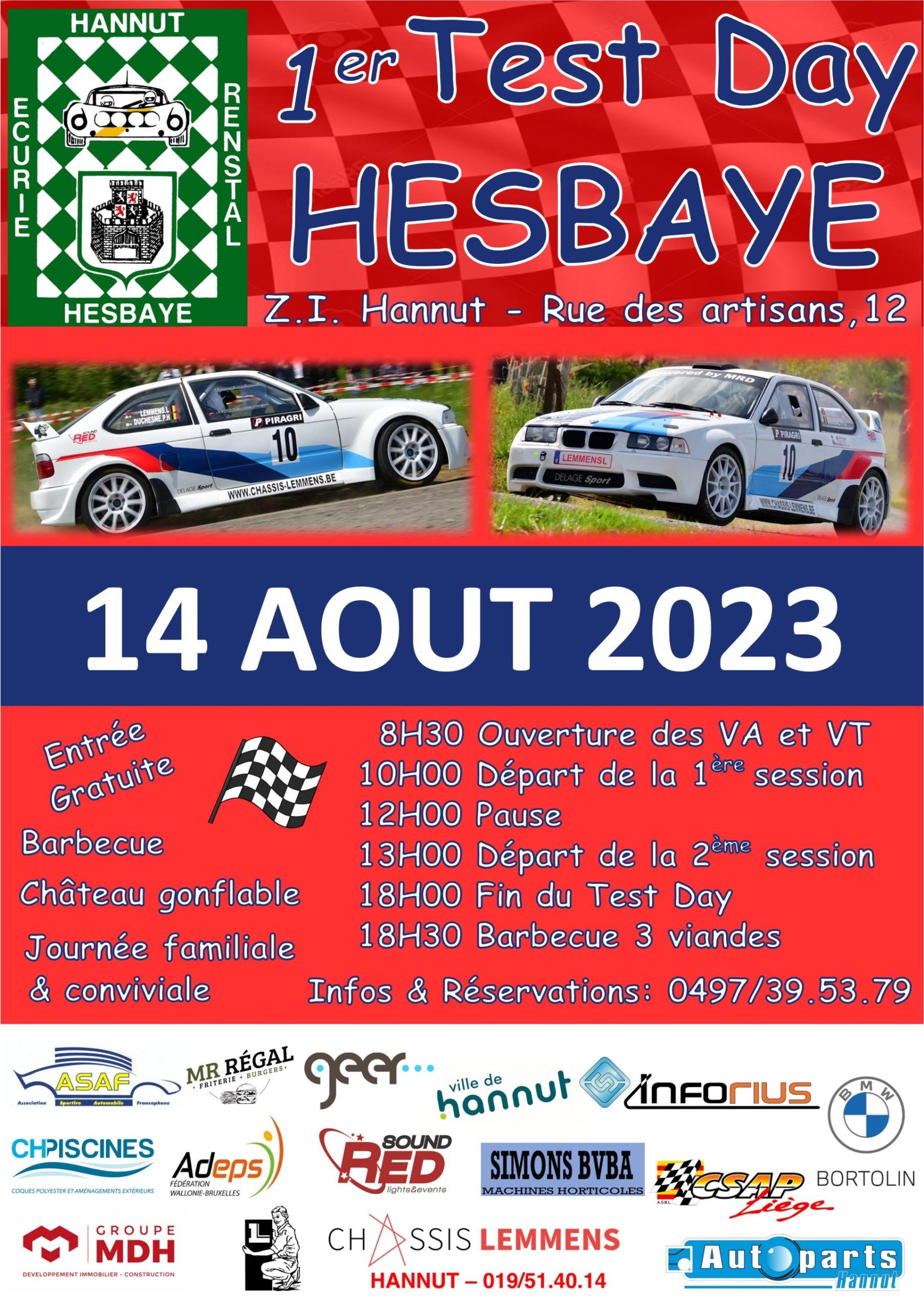 Rally: testdag om rally in regio Hannuit nieuw leven in te blazen ...