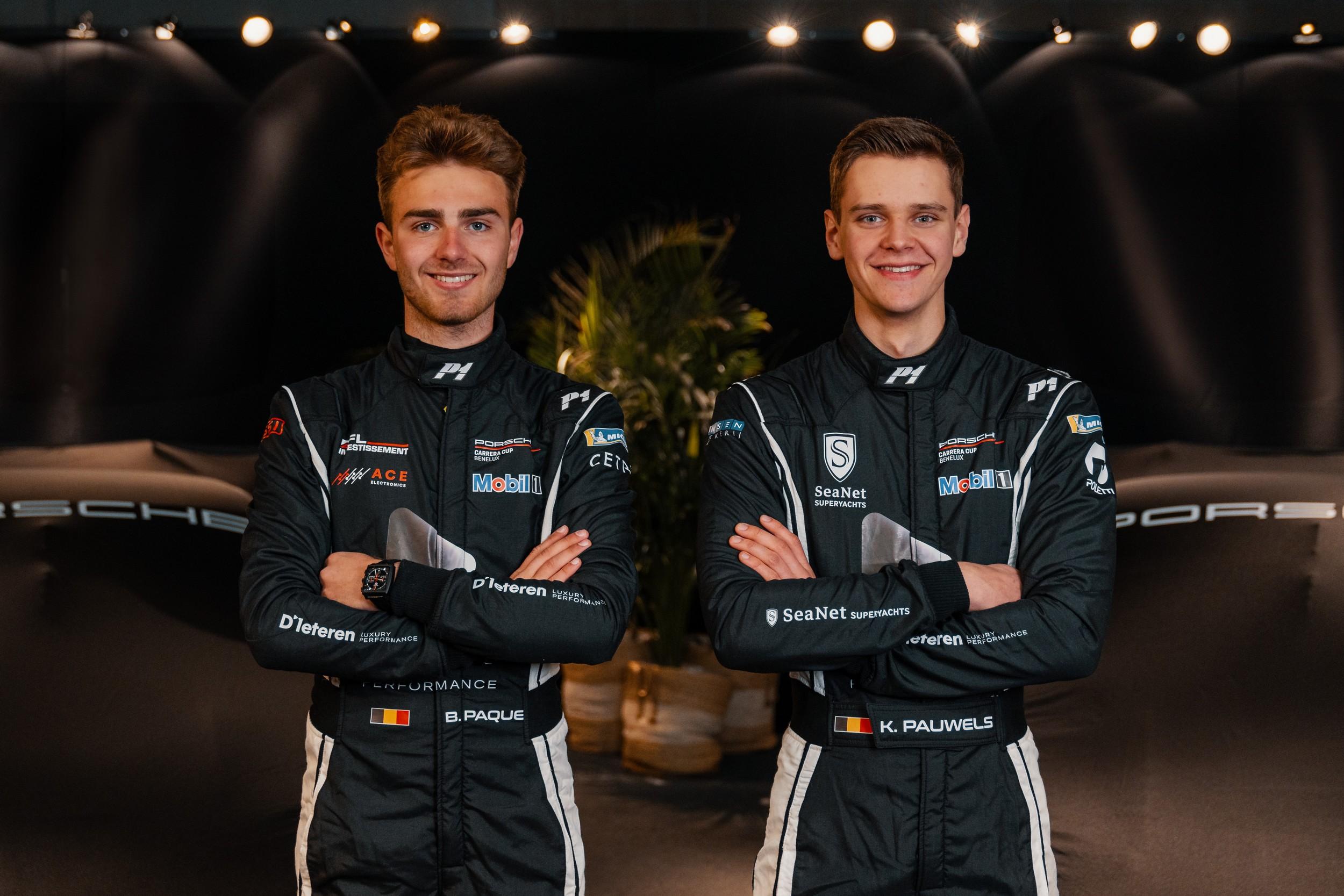 Carrera Cup Benelux 2024: Benjamin Paque en Kobe Pauwels in de kleuren van D’Ieteren Luxury ...