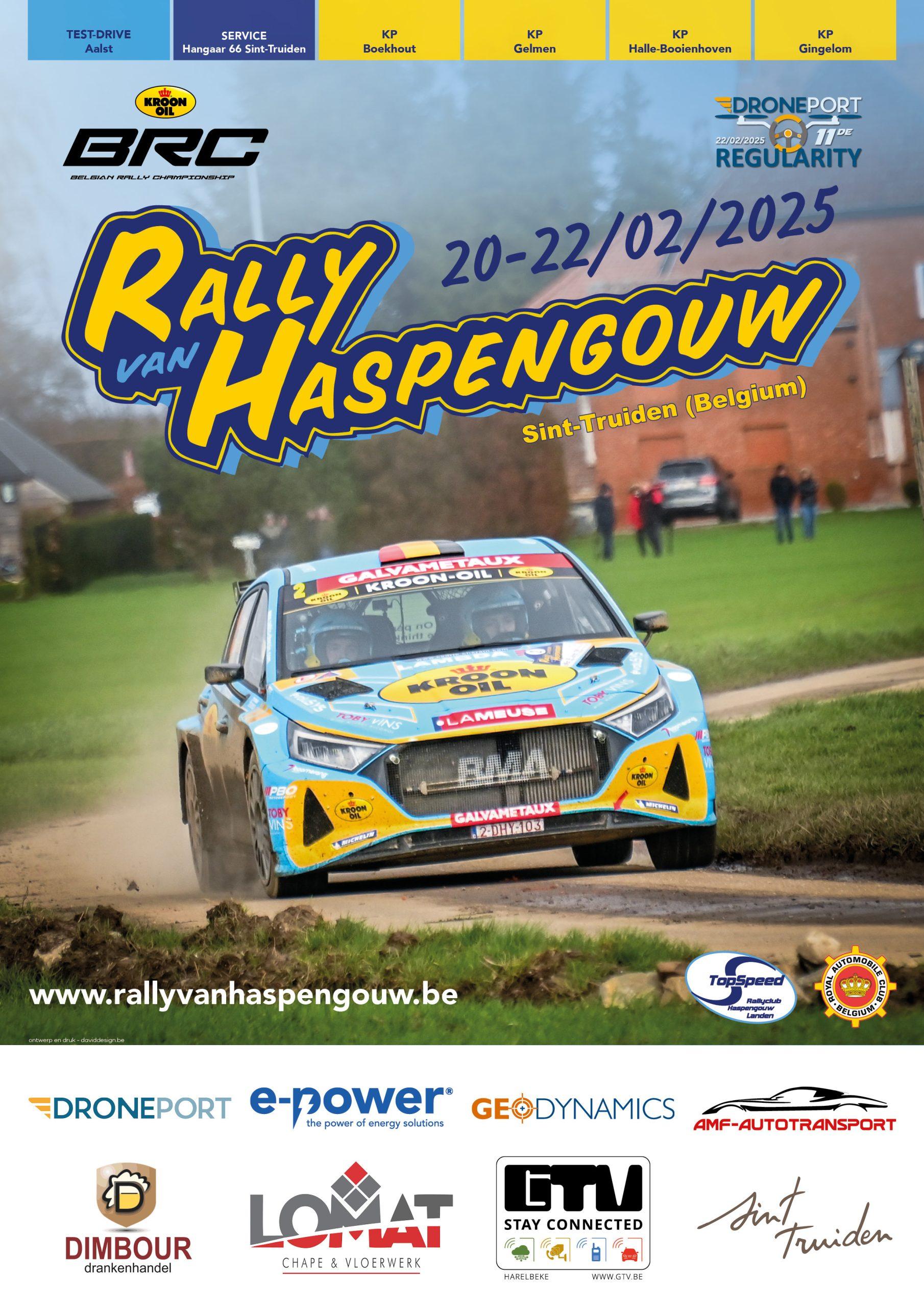 BRC 2025: 27ste Rally van Haspengouw opent het Belgisch ...